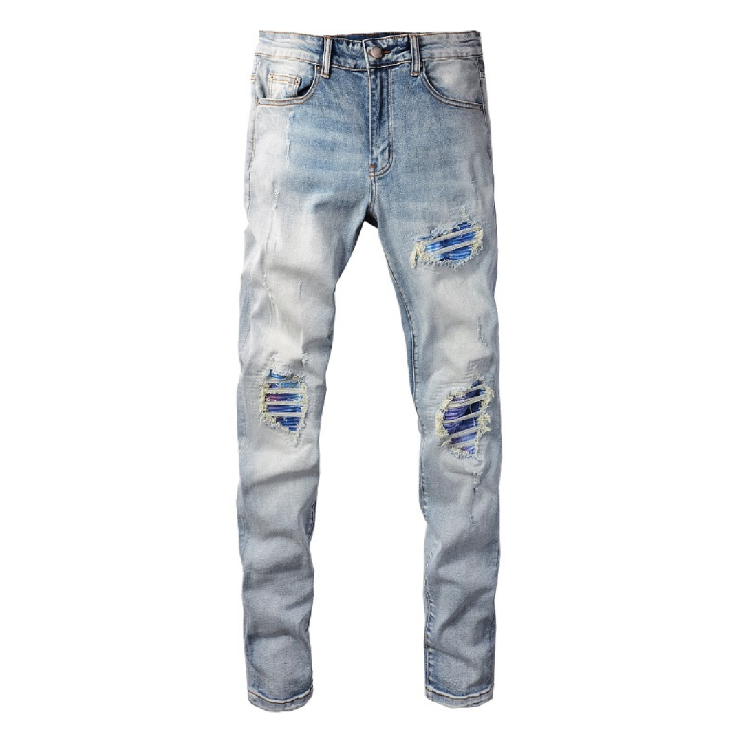 Amr Blue Gradient Jeans – DRIP TEAM